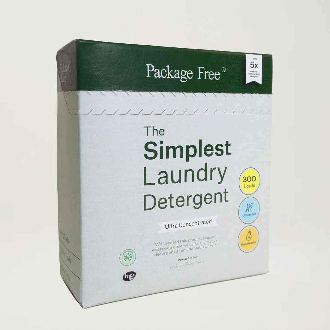 Box Laundry Detergent – Package Free